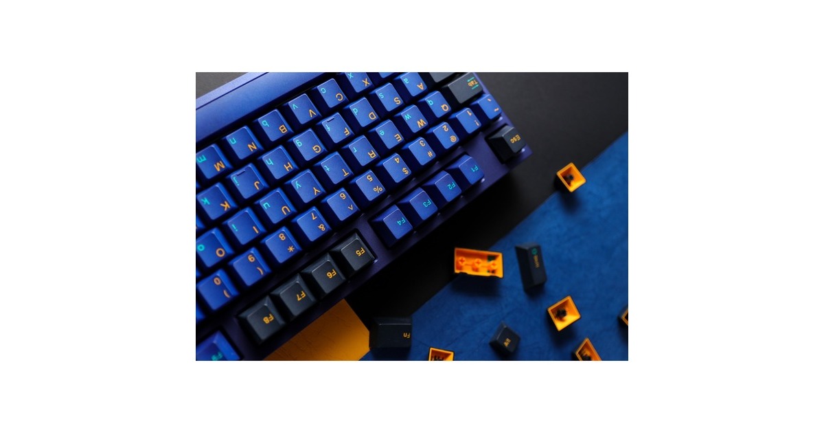 Ducky Horizon keycaps Donkerblauw/zwart, 133 stuks