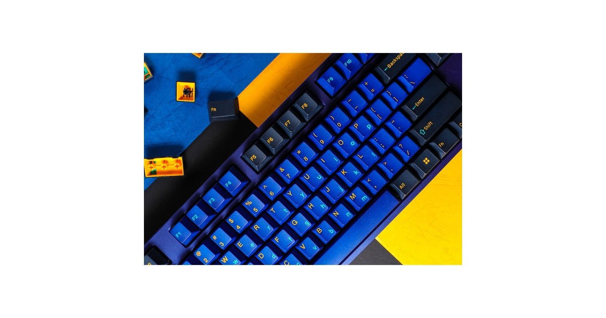 Ducky Horizon keycaps Donkerblauw/zwart, 133 stuks