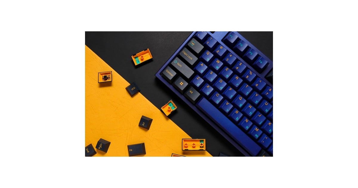 Ducky Horizon keycaps Donkerblauw/zwart, 133 stuks