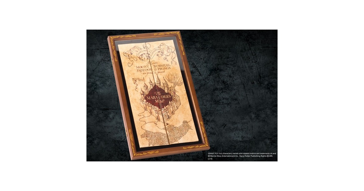 Noble Collection Harry Potter: Marauder's Map Display Case decoratie ...