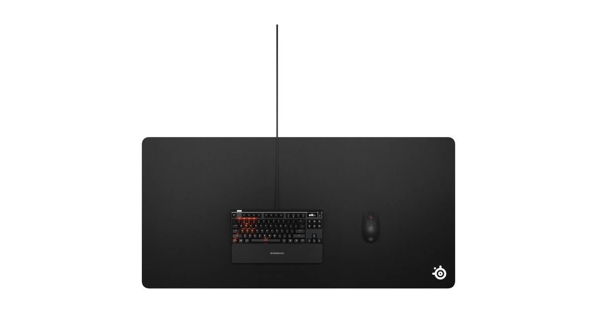 SteelSeries QcK 3XL muismat Zwart