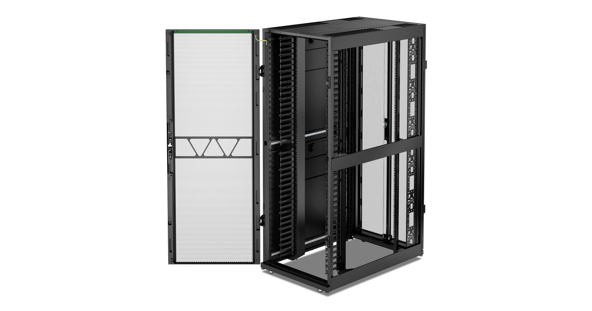 APC NetShelter SX AR3340B2, 42U server rack Zwart/groen, 1991H x 750B x ...