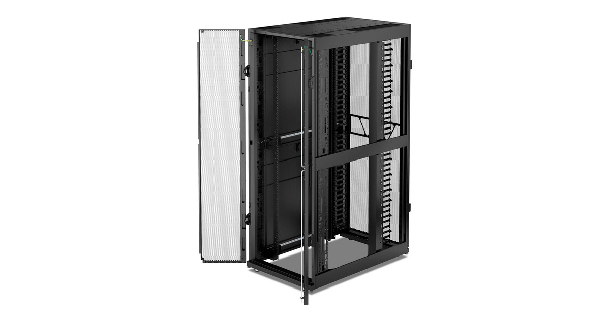 APC NetShelter SX AR3340B2, 42U server rack Zwart/groen, 1991H x 750B x ...