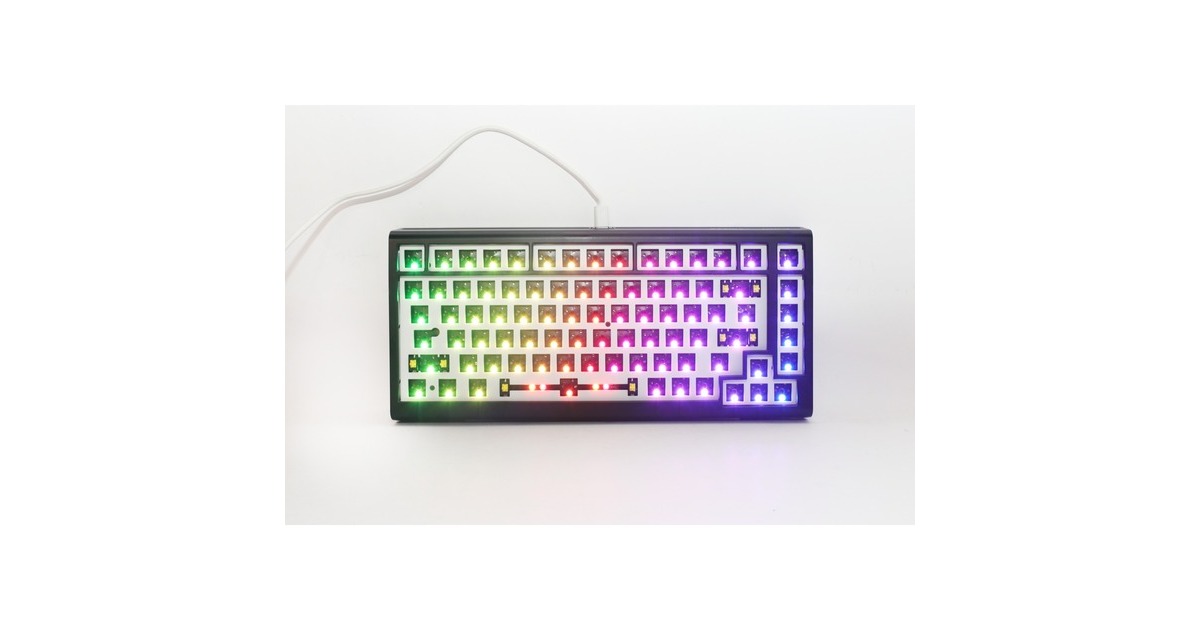 Ducky ProjectD Tinker 75 met QMK/VIA, toetsenbord Zwart/wit, US lay-out ...