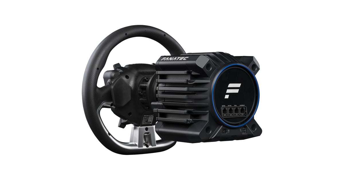 Fanatec Gran Turismo DD Pro bundel Zwart, Basis, stuur en pedalen
