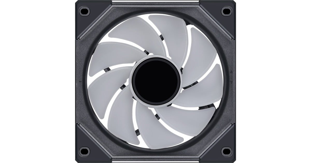 Lian Li UNI FAN SL-Infinity 120 Reverse Blade case fan Zwart, 4-pin PWM