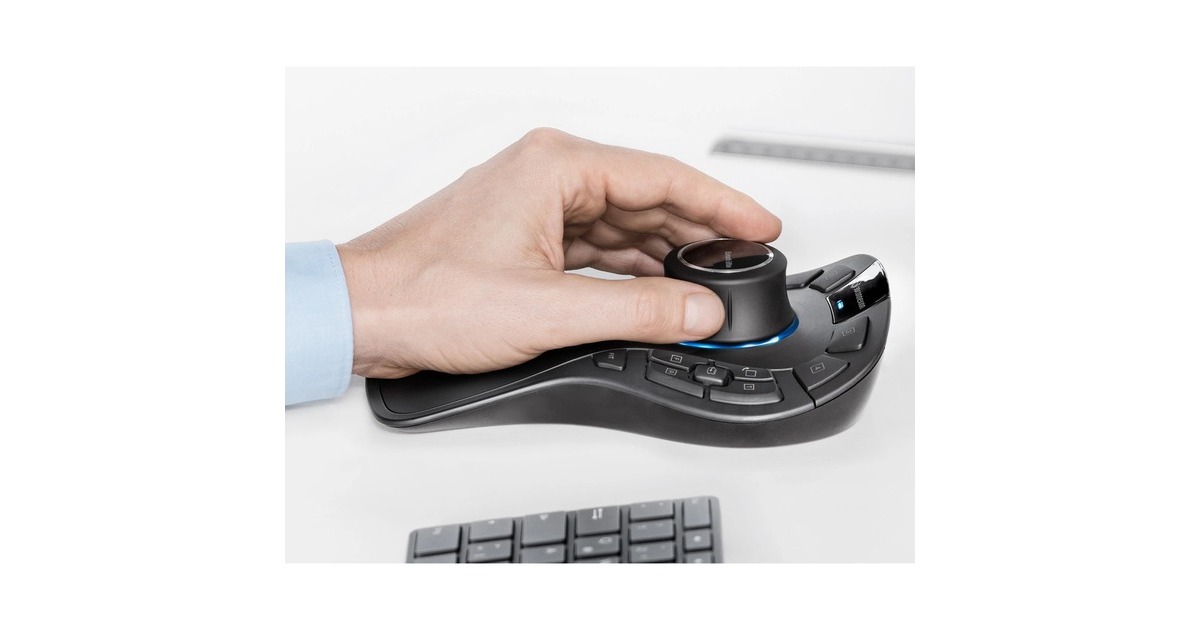 3DConnexion SpaceMouse Pro Wireless - Bluetooth Edition Zwart