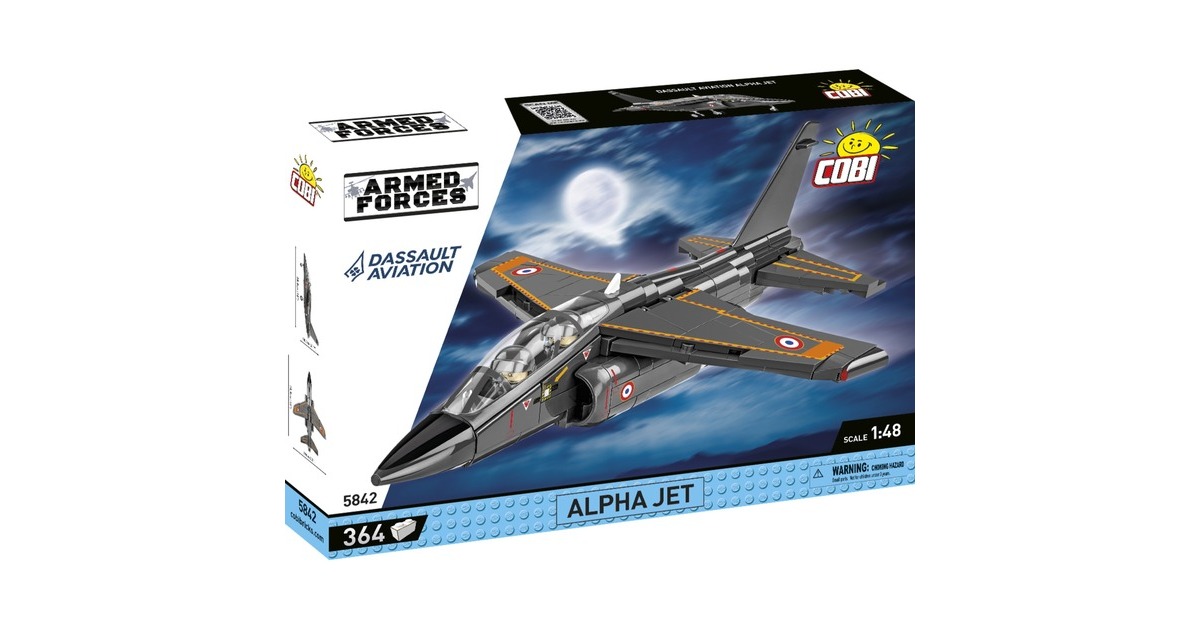 COBI Armed Forces - Alpha Jet Constructiespeelgoed Schaal 1:48