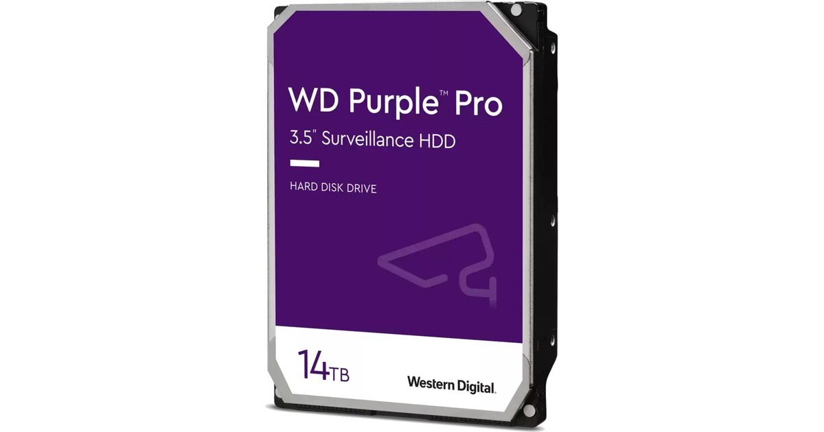 WD Purple Pro 14 TB harde schijf WD142PURP, SATA/600, AF, 24/7