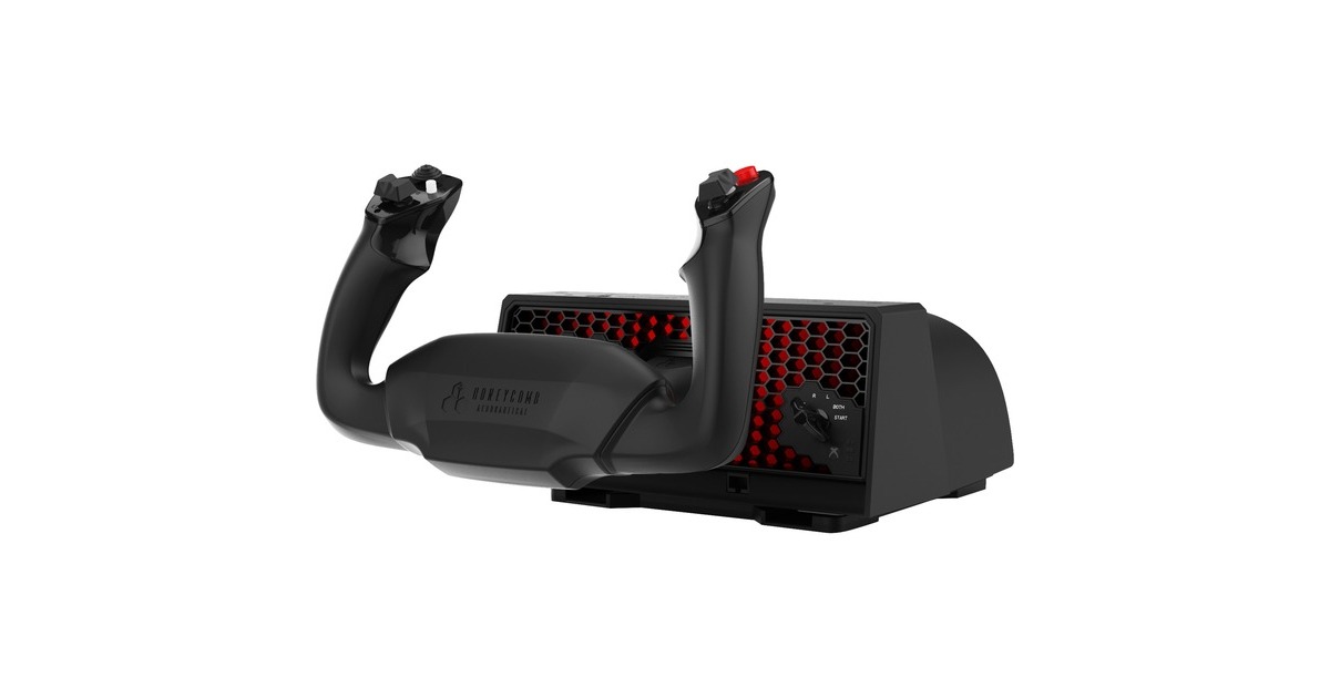 Honeycomb Aeronautical Alpha Flight Controls XPC gaming yoke Zwart