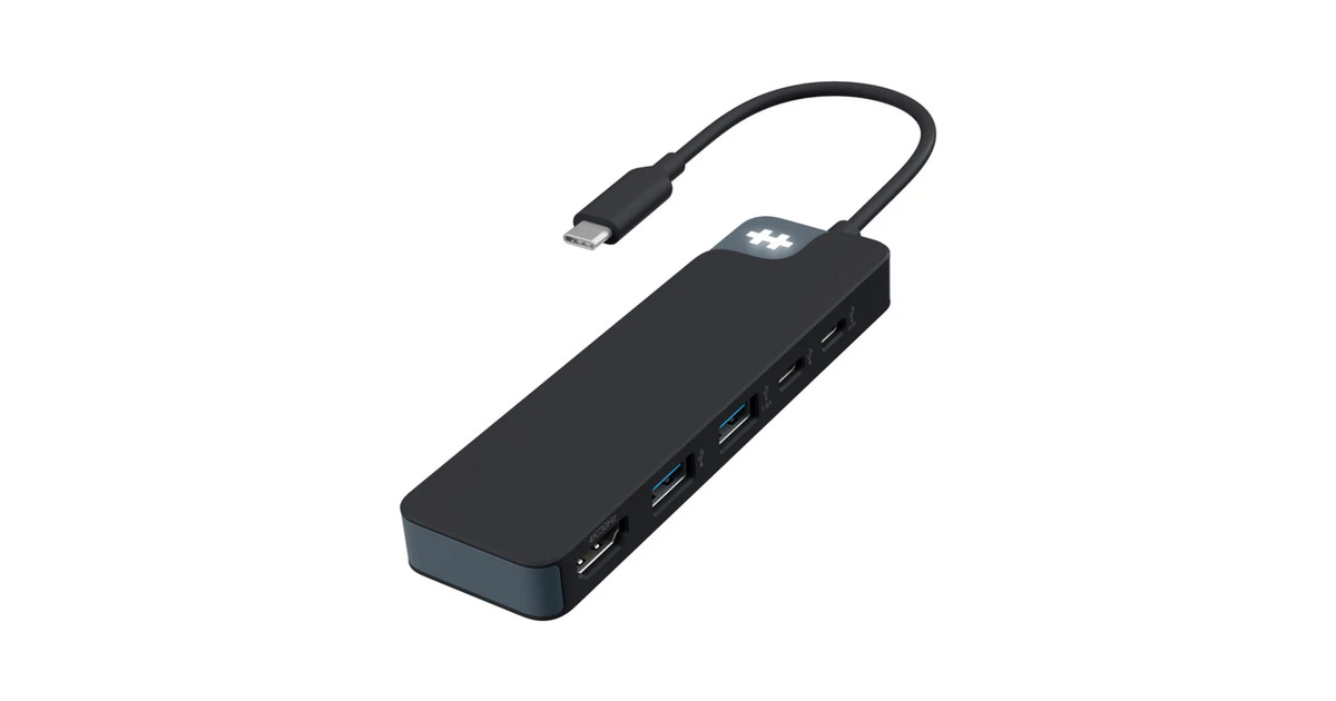 Hyper HyperDrive Flex 5 Port USB-C Hub usb-hub Zwart
