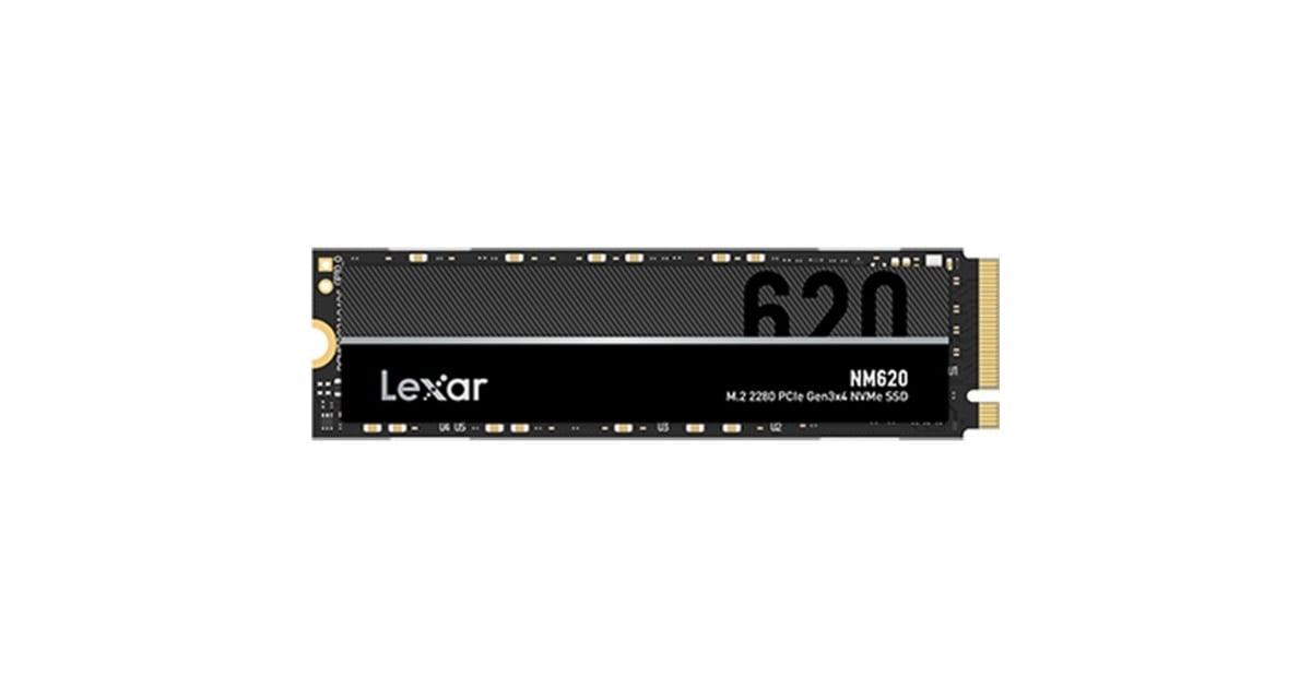 Lexar NM620, 2 TB SSD PCIe 3.0 x4, NVMe 1.4, M.2 2280