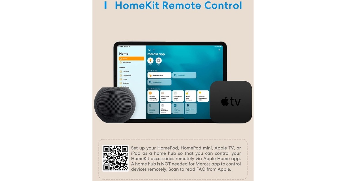 Meross Water Leak Sensor Stater kit Wit