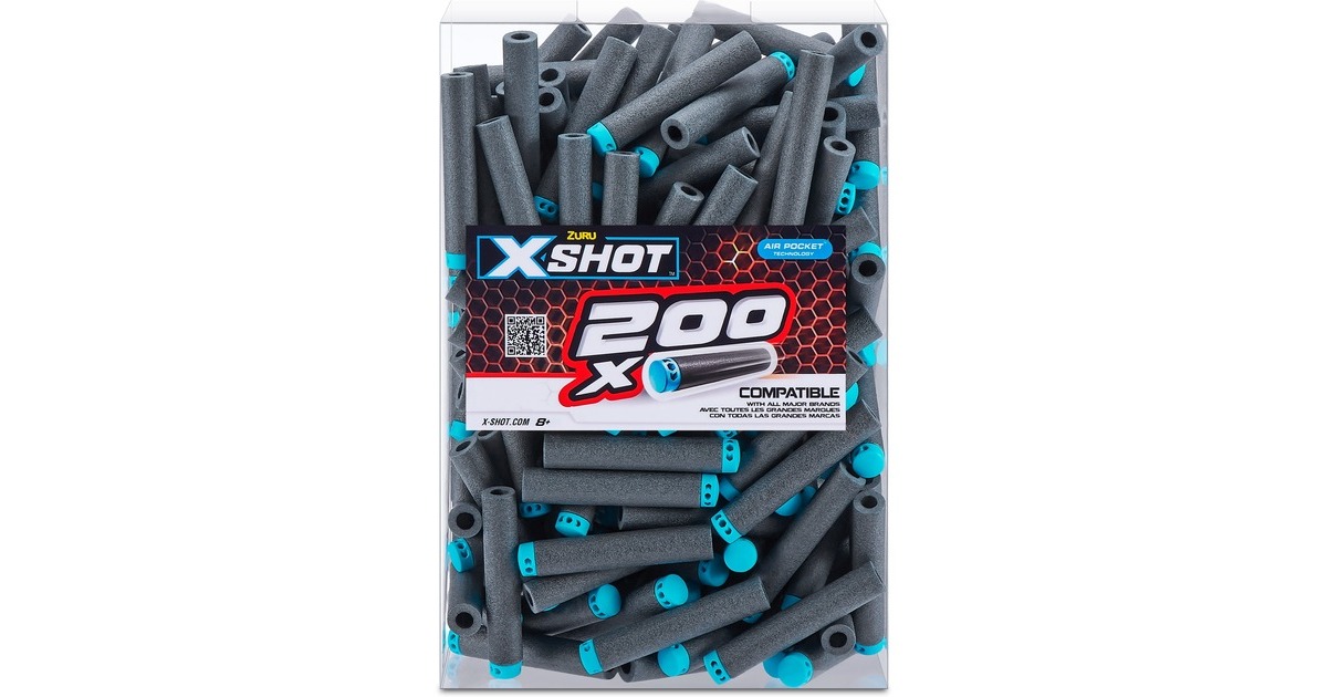 ZURU X-SHOT Refill Darts, 200 Darts Dart blaster 200 Darts
