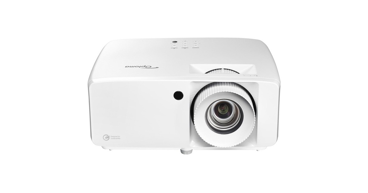 Optoma UHZ35 Compacte 4K UHD laser DLP-projector Wit, 3500 ANSI Lumen
