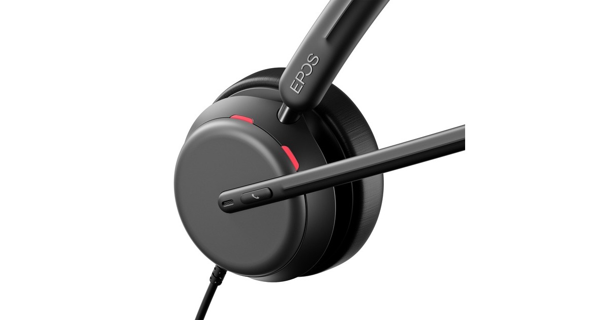 EPOS IMPACT 860 ANC on-ear headset Zwart