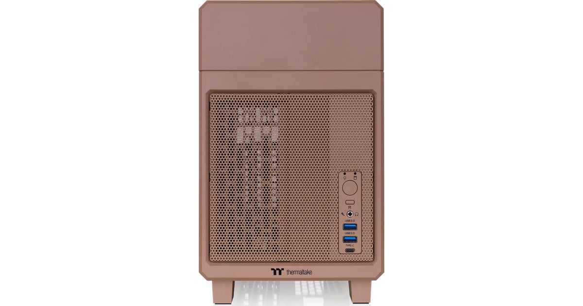 Thermaltake TR100 Gravel Sand mini tower behuizing Lichtbruin | 2x USB ...