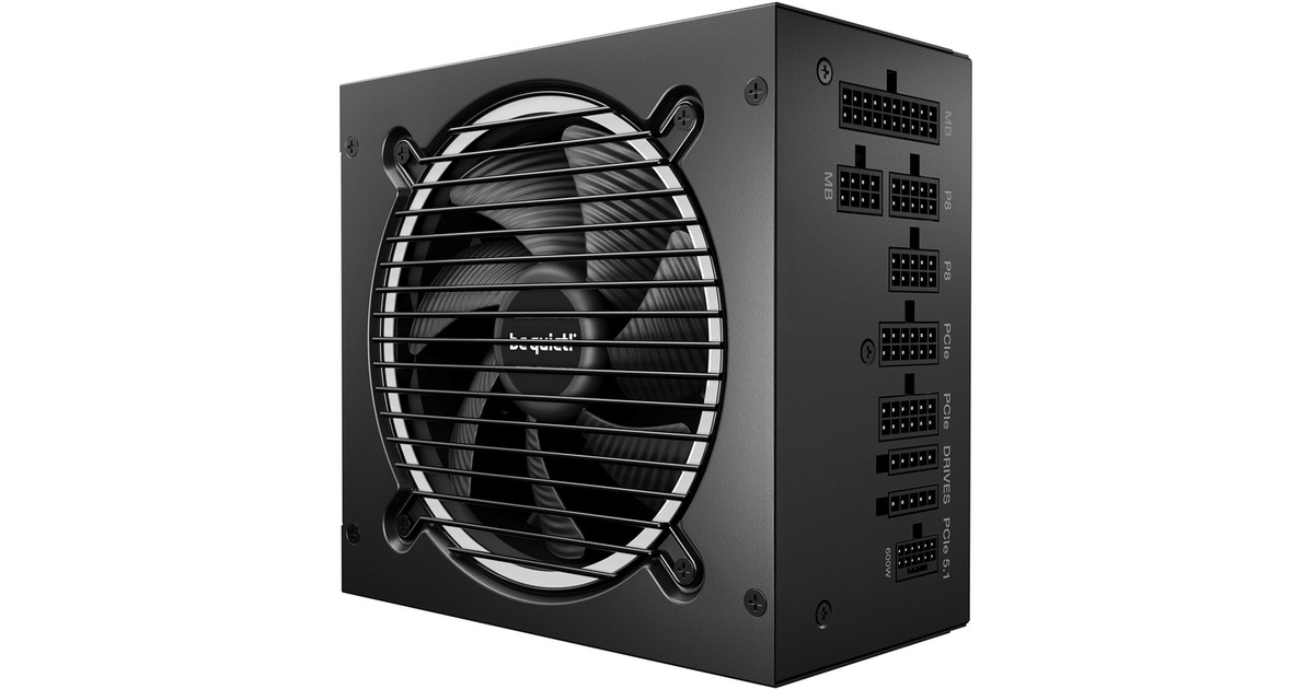 be quiet! Pure Power 13 M 750W voeding Zwart, 1x 12-Pin High Power GPU ...