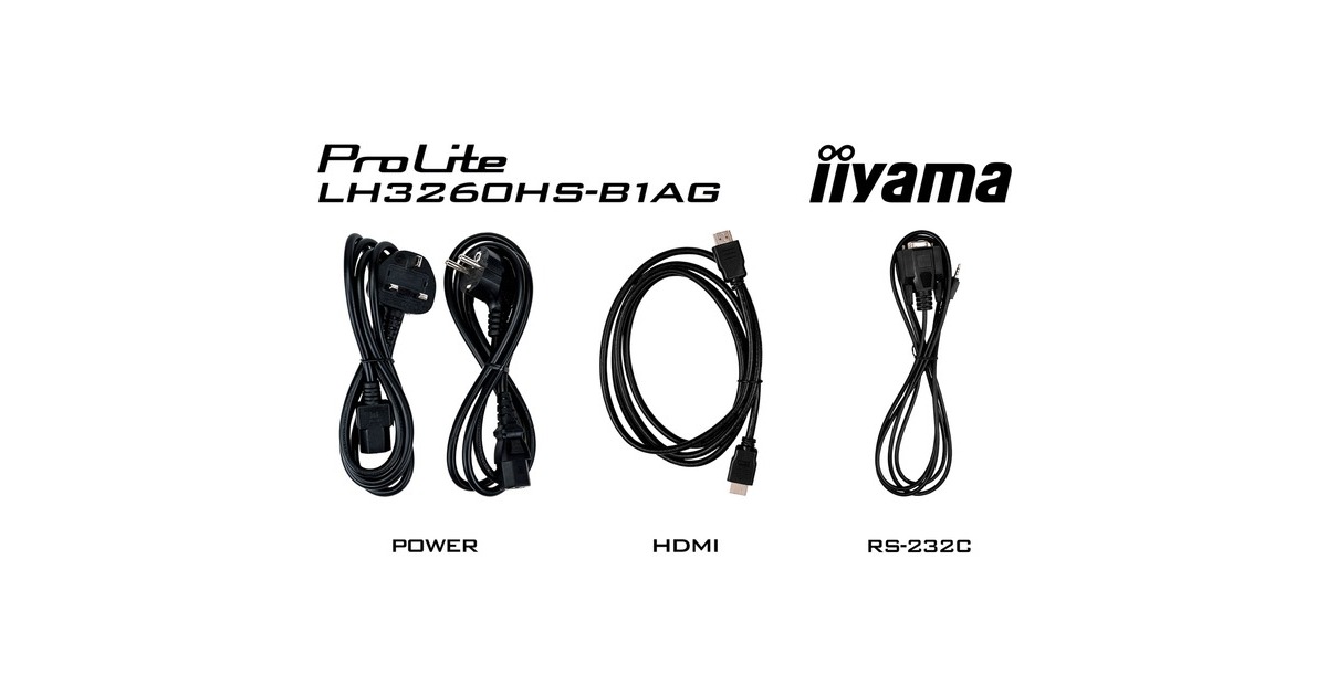 iiyama ProLite LH3260HS-B1AG 32" Public Display Zwart, HDMI, WiFi, USB ...