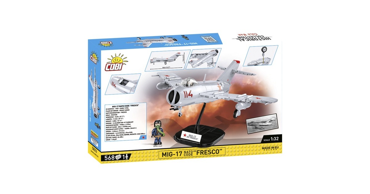 COBI Historical Collection - MiG-17 NATO Code "Fresco ...