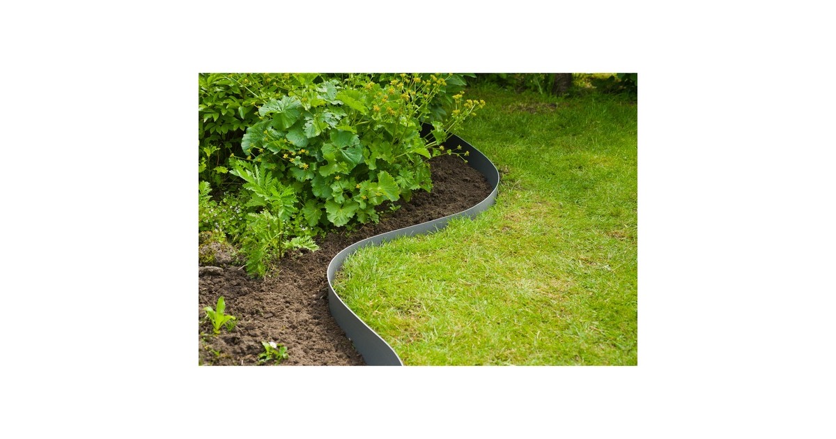 Nature Borderrand H15cm x 10M begrenzing Grijs