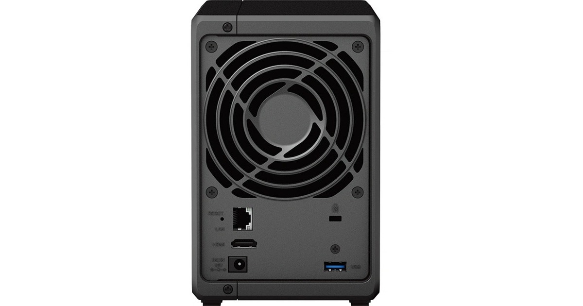 Synology DVA1622 netwerk video recorder Zwart, 2x 3.5" HDD slots