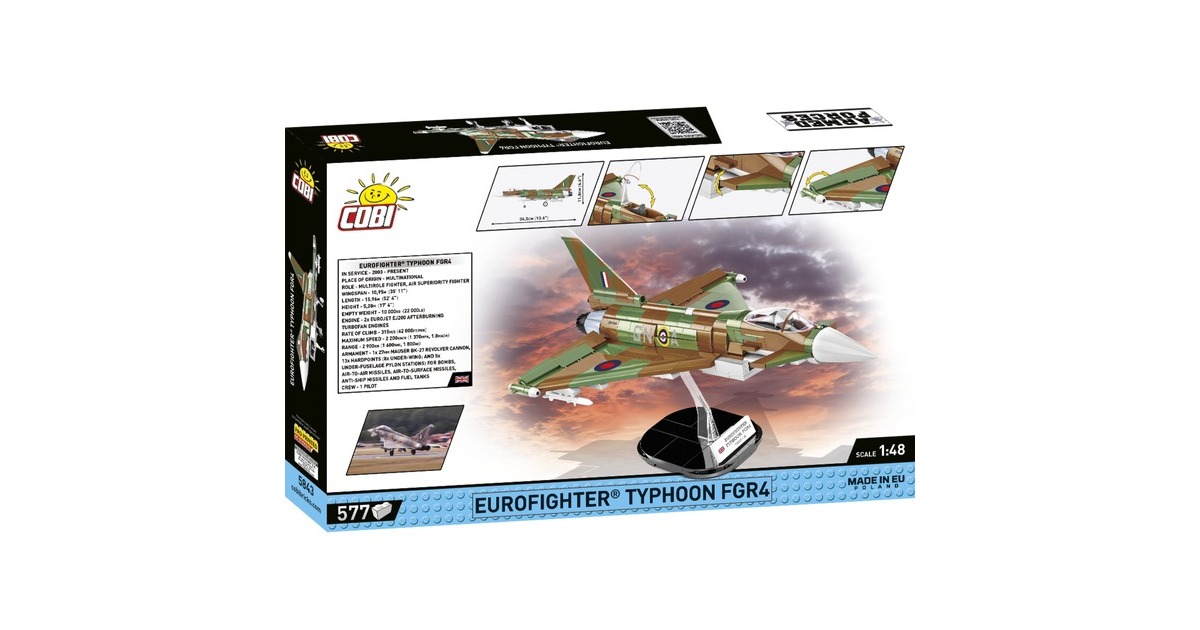 COBI Armed Forces - Eurofighter Typhoon FGR4 "GiNA ...