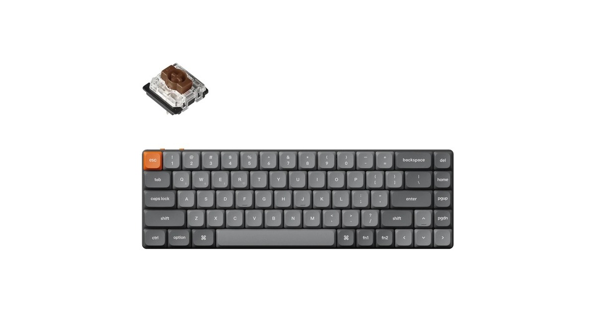 Keychron K7 Max-H3, toetsenbord Zwart, US lay-out, Gateron Low Profile ...
