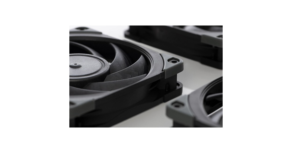 Noctua NF-A12x25 PWM chromax.black.swap case fan Zwart, 120 x 120 x 25 mm