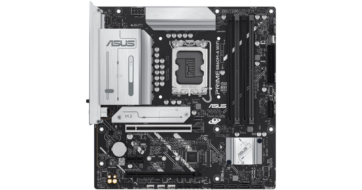 ASUS PRIME B860M-A WIFI socket 1851 moederbord RAID, 2.5 Gb-LAN, Wi-Fi ...