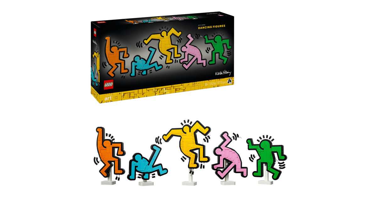 LEGO Art - Keith Haring – Dansende figuren Constructiespeelgoed 31216