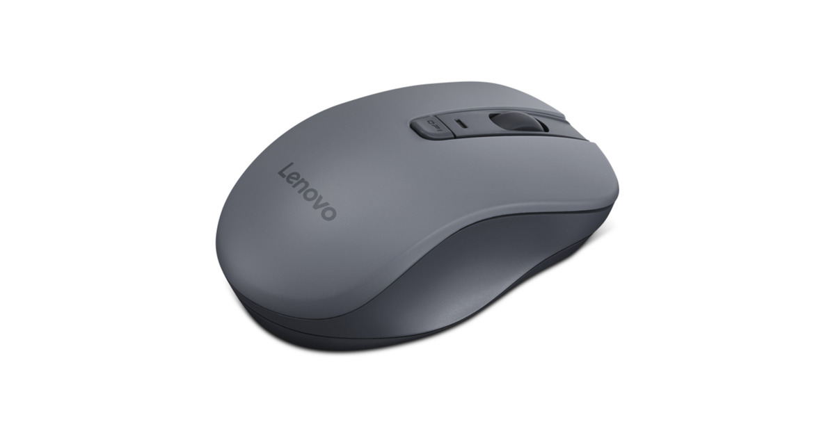 Lenovo WL310 stille Bluetooth-muis Grijs, 800 - 1600 DPI, Bluetooth 5.0