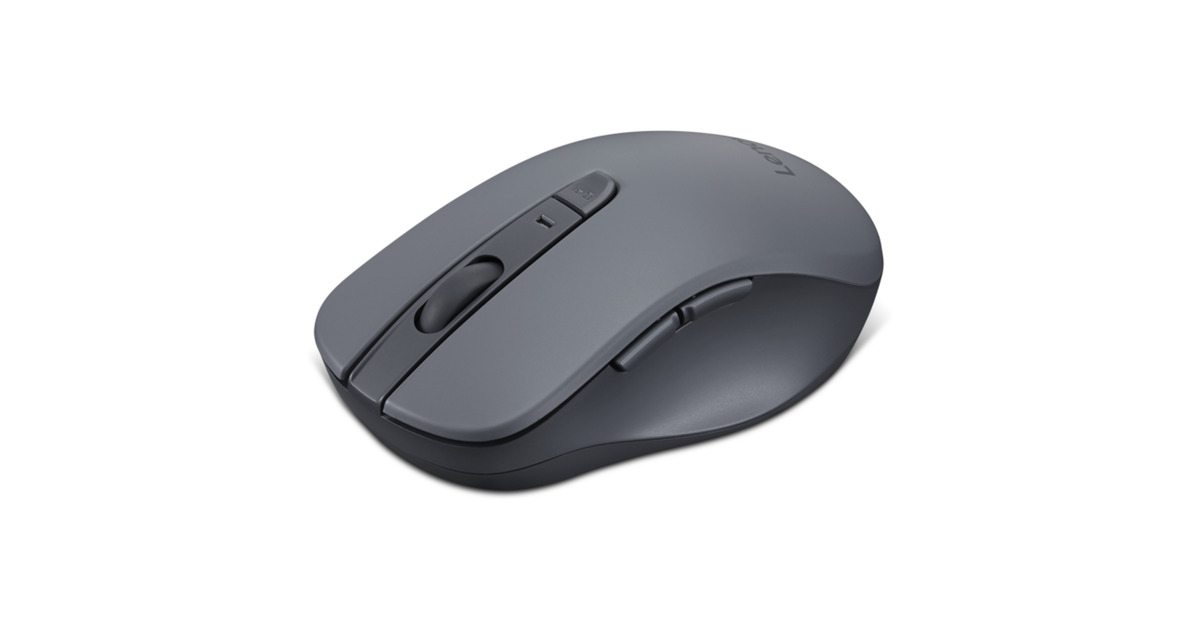 Lenovo WL310 stille Bluetooth-muis Grijs, 800 - 1600 DPI, Bluetooth 5.0