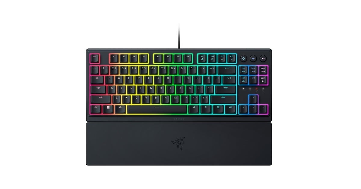Razer Ornata V3 TKL, gaming toetsenbord Zwart, US lay-out, Razer Hybrid ...