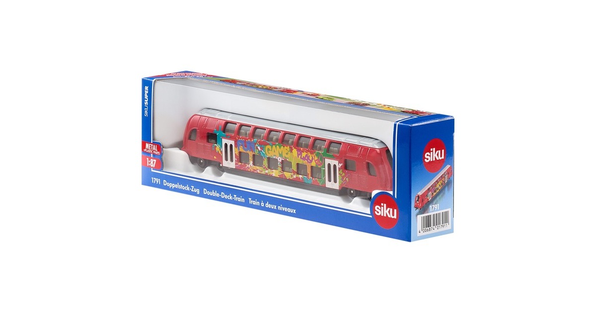 SIKU Super - Dubbeldekker trein Modelvoertuig Schaal 1:87