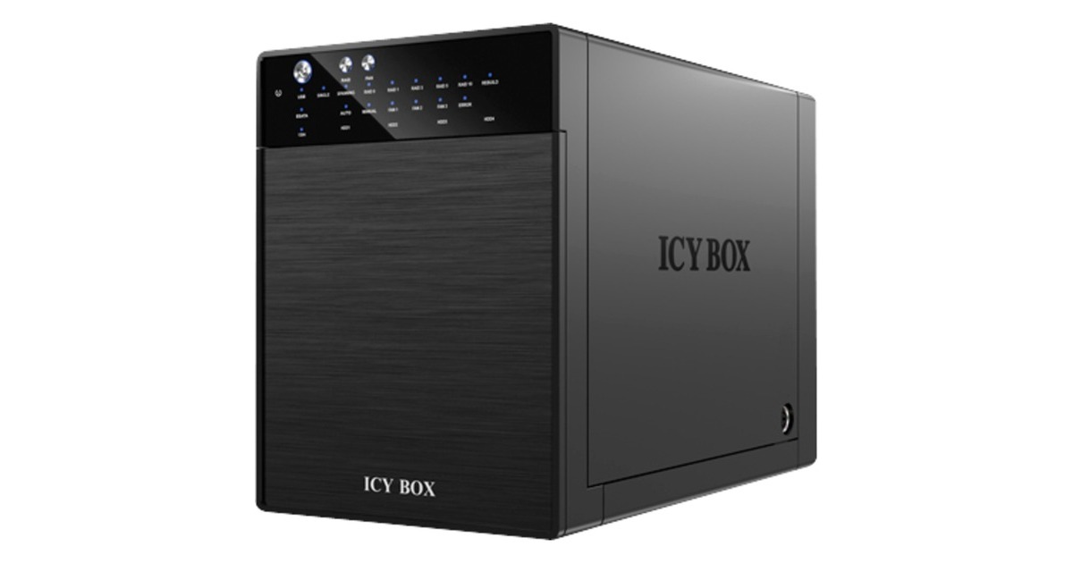 ICY BOX IB-RD3640SU3 externe behuizing Zwart