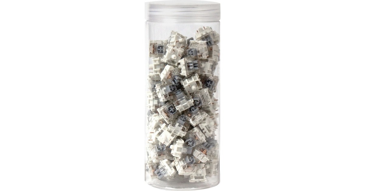 Keychron Gateron G Pro Silver keyboard switches Zilver/transparant, 110 ...