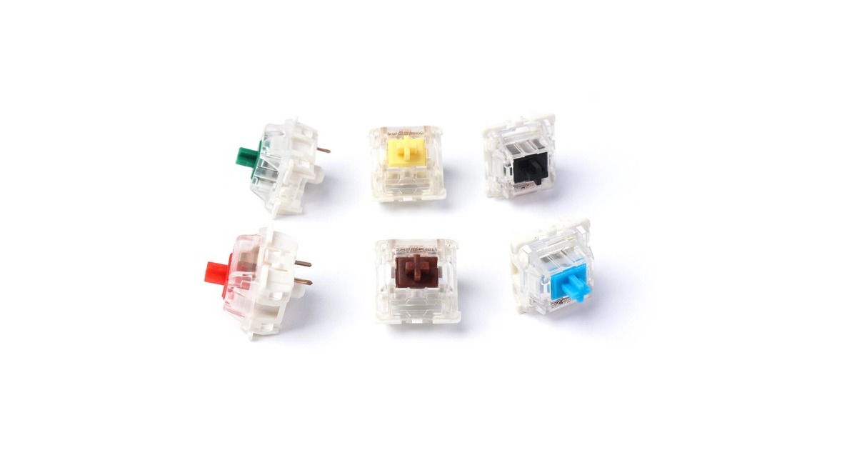 Keychron Gateron G Pro Silver keyboard switches Zilver/transparant, 110 ...