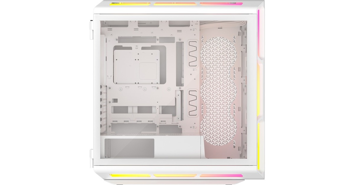 Corsair iCUE LINK 5000T LX RGB midi tower behuizing Wit | 4x USB-A | 1x ...