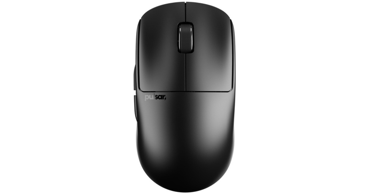 Pulsar X2 CrazyLight Gaming Mouse - Jet Black Zwart, 32,000 DPI, 8000 Hz