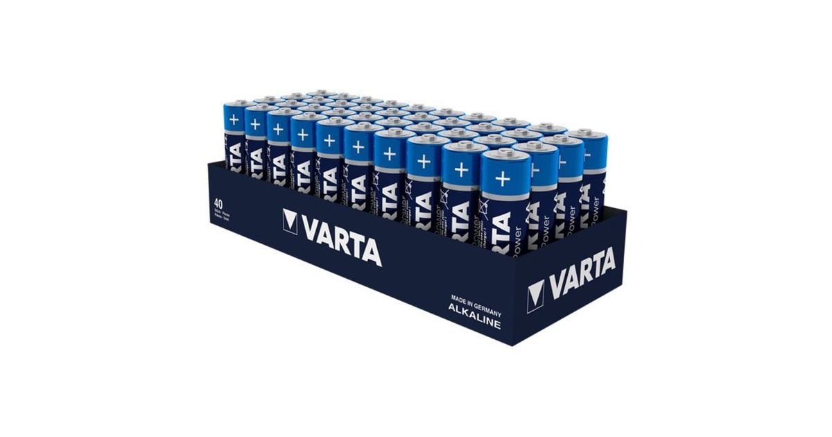 Varta Alkaline (Box) AAA, 1.5V, 40 stuks batterij LR03