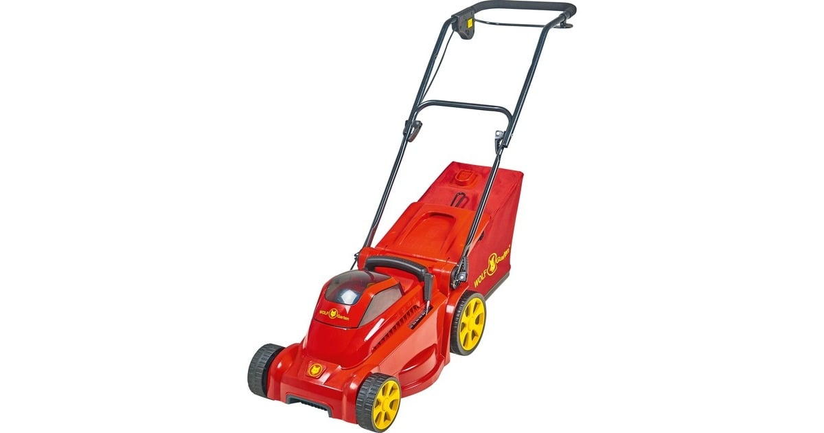 WOLF-Garten LYCOS 40/340 M 40 LI-ION POWER Accu grasmaaier Rood, Accu ...
