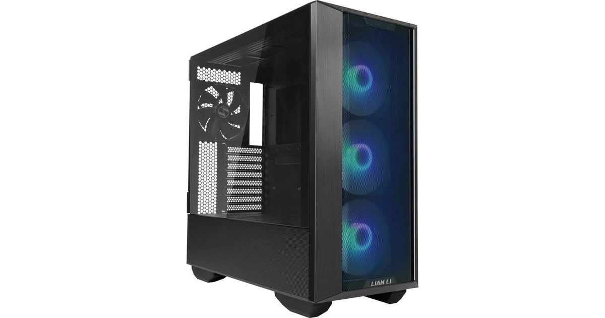 Lian Li LANCOOL III RGB midi tower behuizing Zwart | 2x USB-A | 1x USB ...
