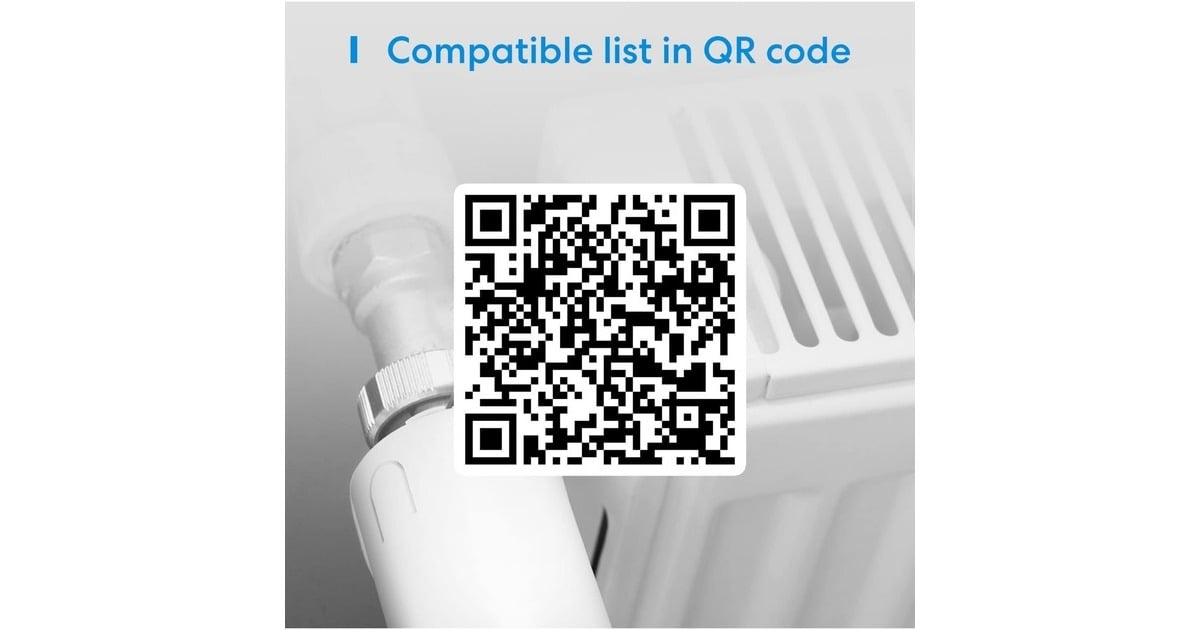 Meross MTS150H Smart Thermostat Valve Kit Wit, Smart Hub inbegrepen