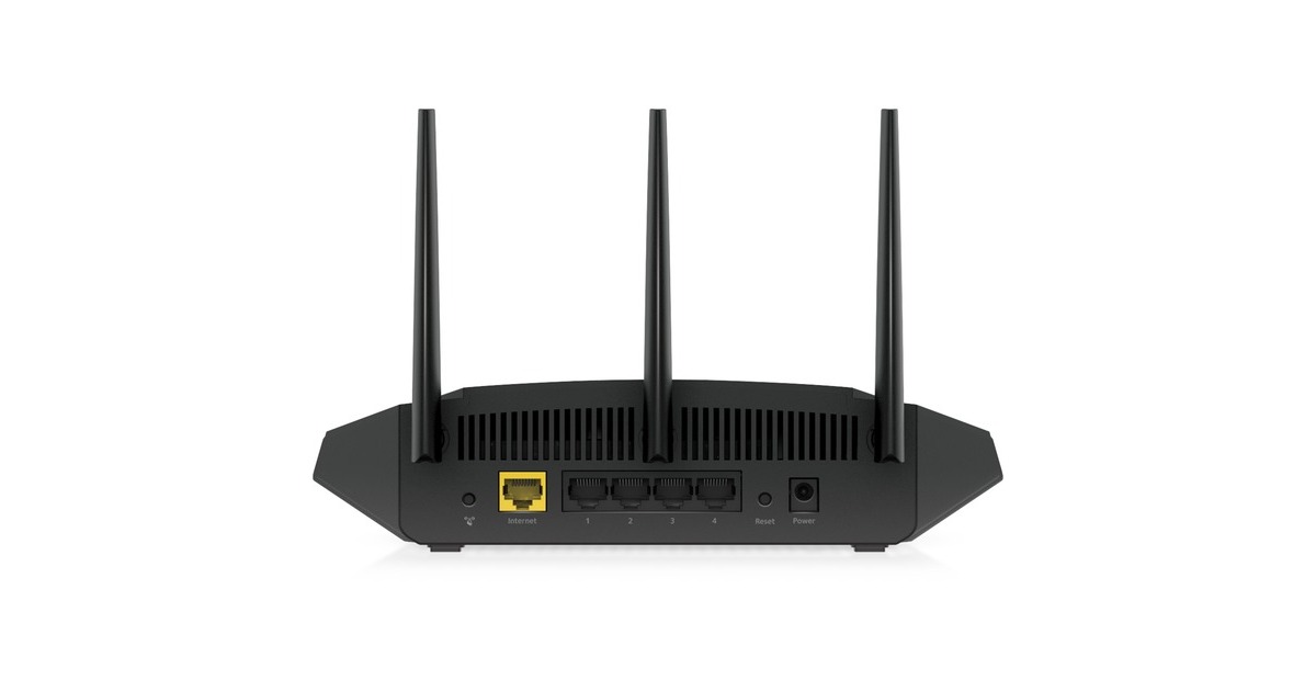 NETGEAR 4-Stream AX1800 WiFi 6 Router Zwart
