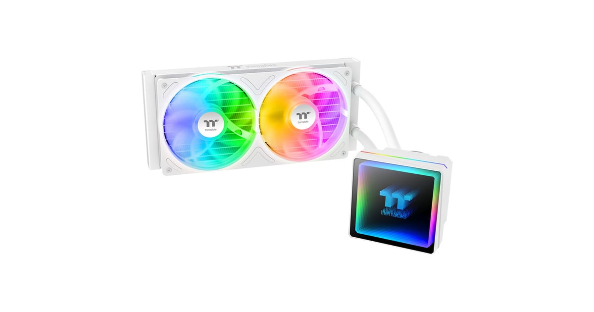 Thermaltake TH240-S V3 ARGB Sync AIO Liquid Cooler - Snow Edition ...