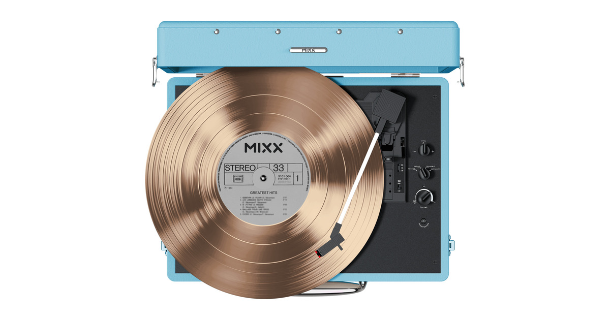 MIXX Revival 55 Stereo platenspeler Blauw