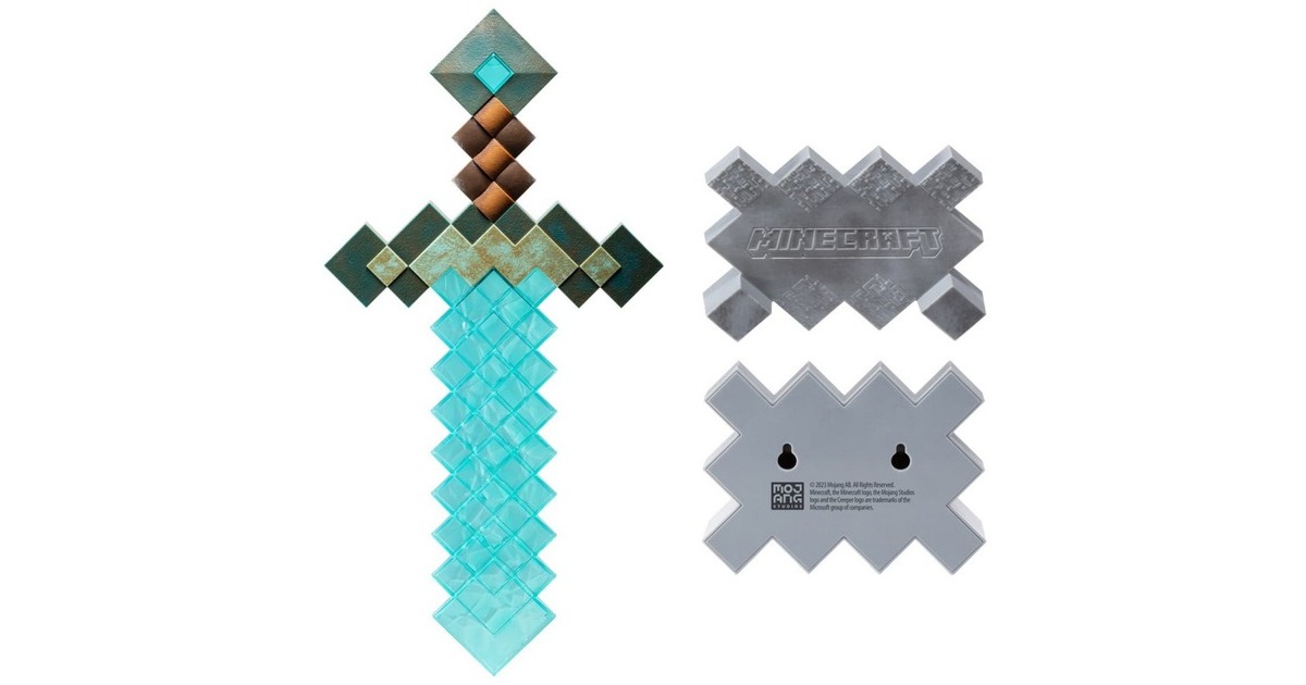 Noble Collection Minecraft: Diamond Sword Collector Replica decoratie