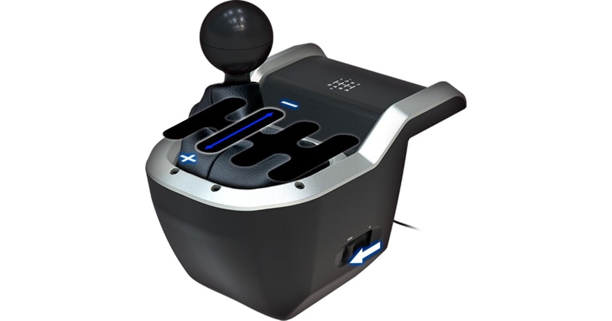 HORI 7-Speed gaming shifter Zwart