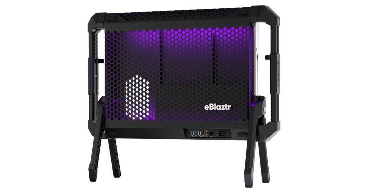 eBlaztr PC-case desktop behuizing Zwart (mat)
